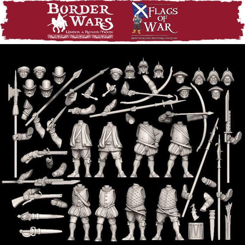 Border Wars - Garrison Troops Multipart Set - Flags of War - Miniatures ...
