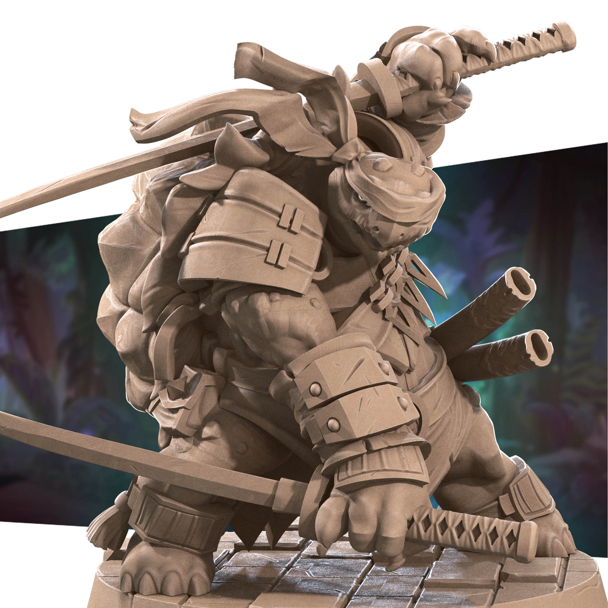 Tortle Ninja - Bite The Bullet Studio - Miniatures by Only-Games.co