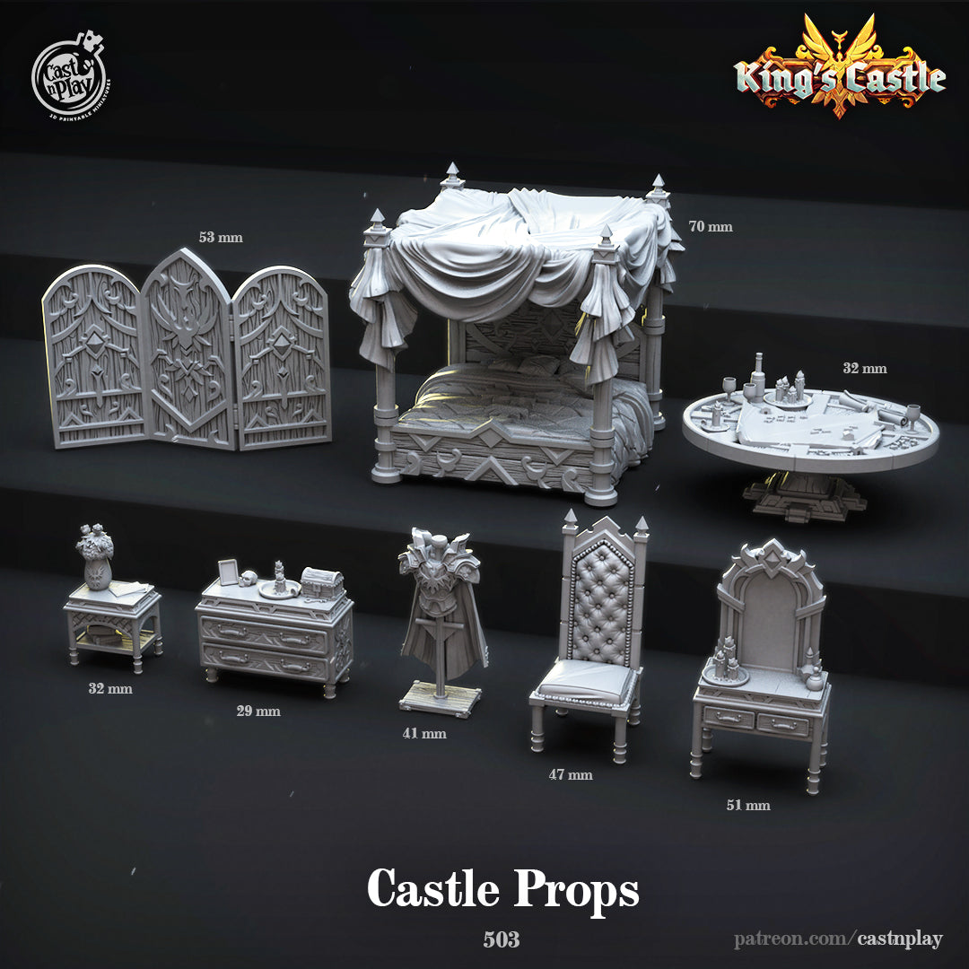 Castle Props - Cast n Play - Miniatures by Only-Games.co