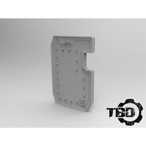 Breacher Shield V4 RIGHT X5 - Tight Bore Designs - Miniatures by Only ...