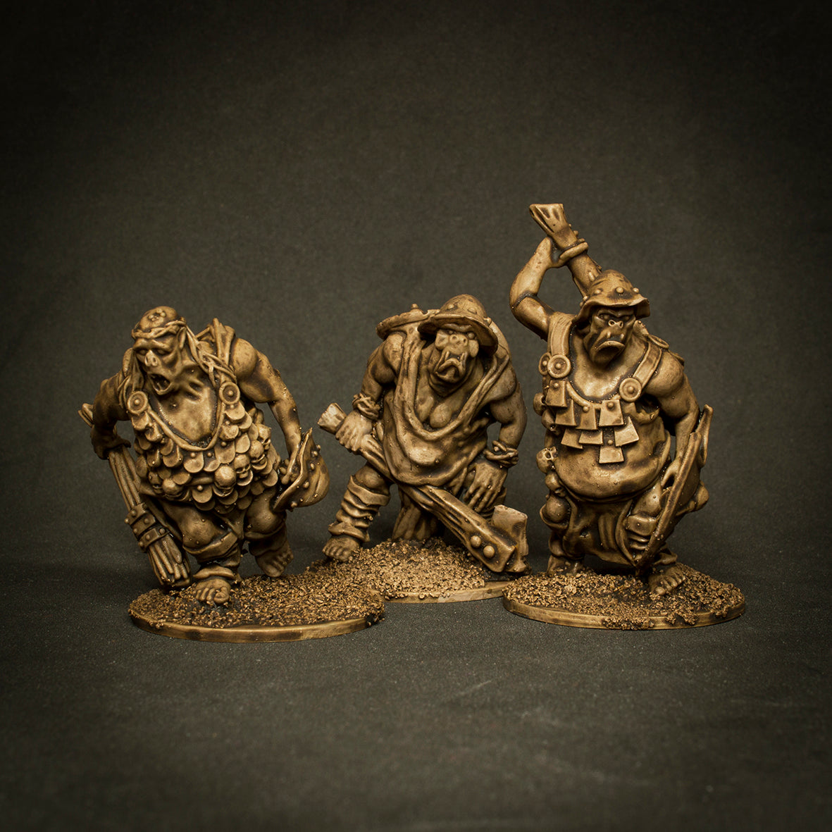 Trio of Trolls - Knucklebones Miniatures - Miniatures by Only-Games.co