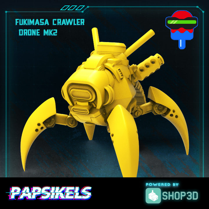 Fukimasa Crawler Drone Mk 2 - Papsikels Miniatures - Miniatures by Only ...