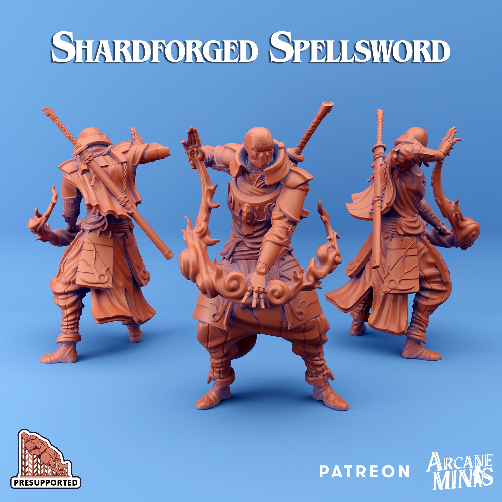 Shardforged Spellsword - Arcane Minis - Miniatures by Only-Games.co