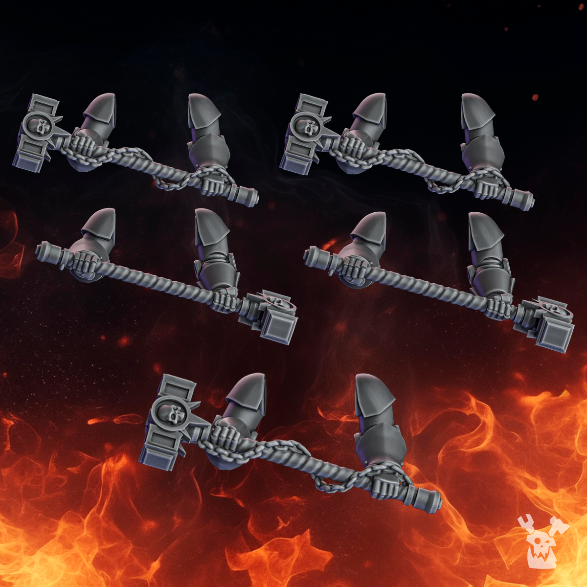 Pactum Aeternum Warden Hammers x5 - DakkaDakka.Store - Miniatures by ...