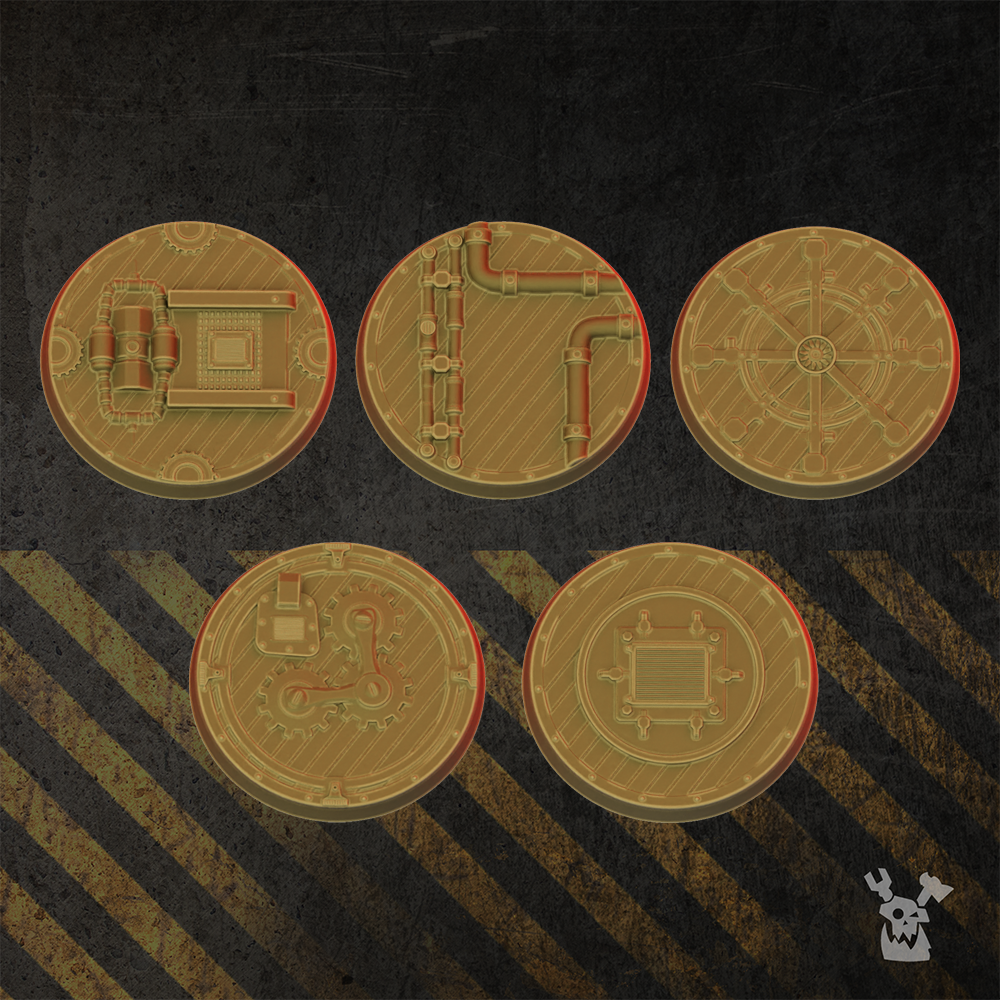 Full Metal Brotherhood 40 mm Bases Set x5 - DakkaDakka.Store ...