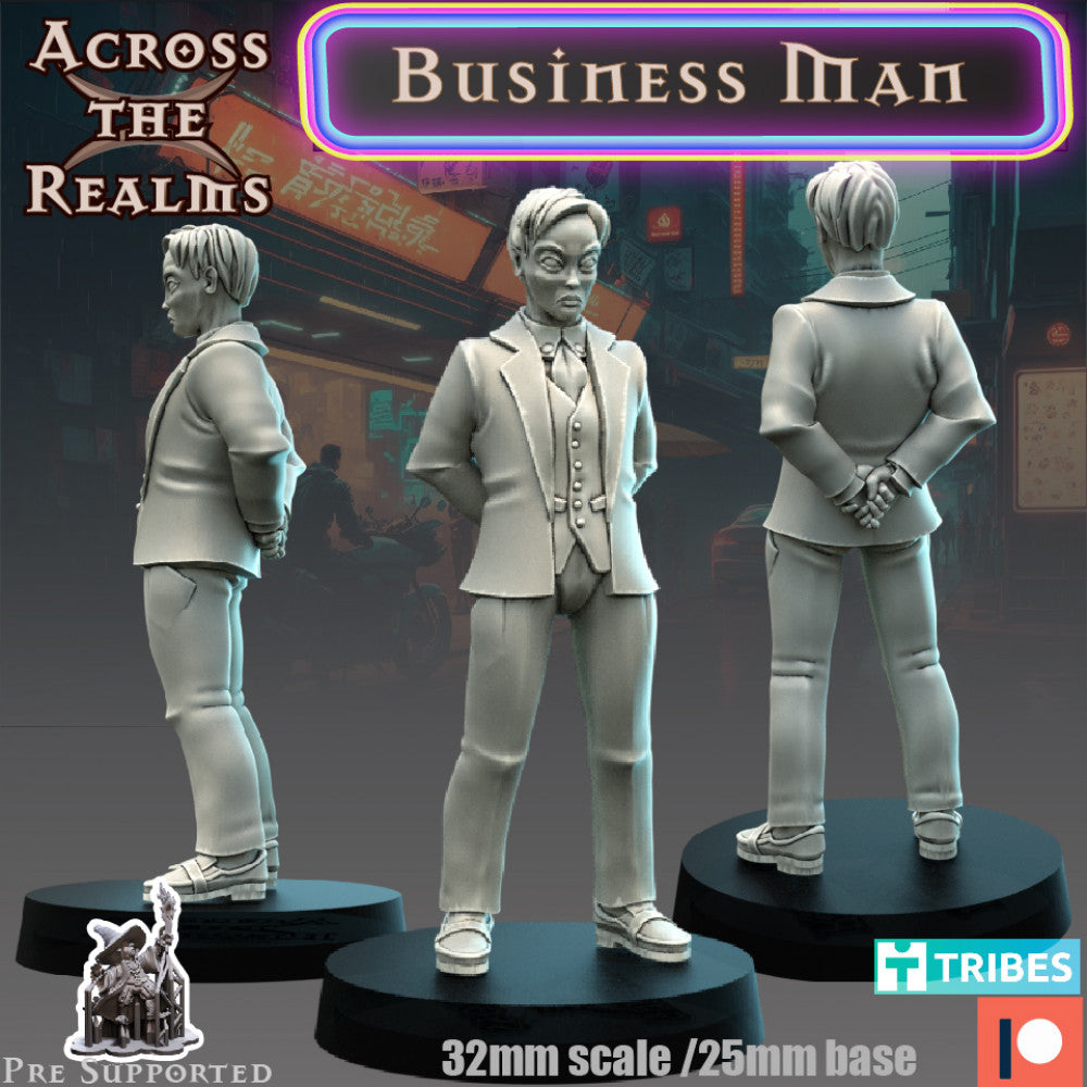 Business Man - Across the Realms - Miniatures by Only-Games.co