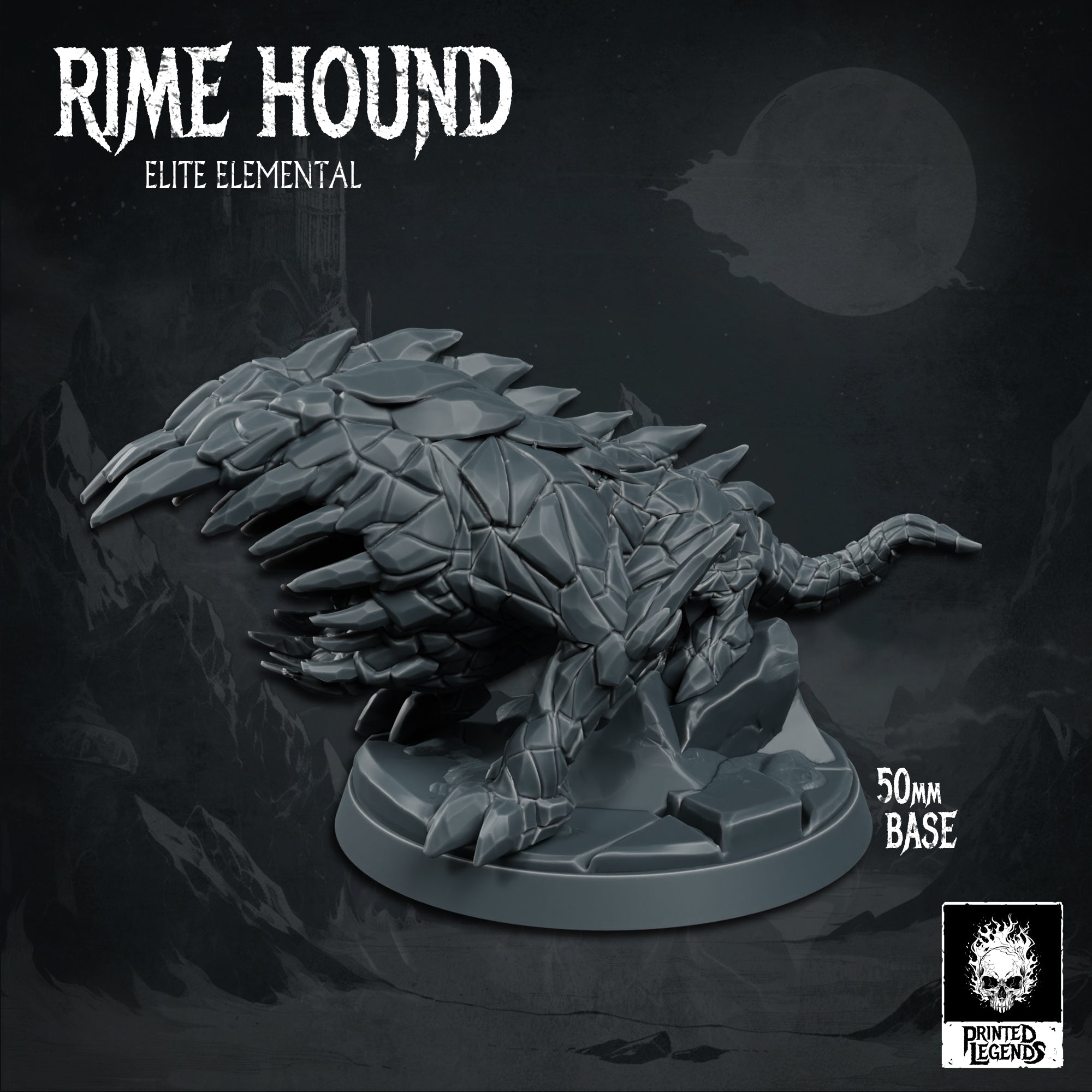 Rime Hound 03 - Printed Legends - Miniatures by Only-Games.co