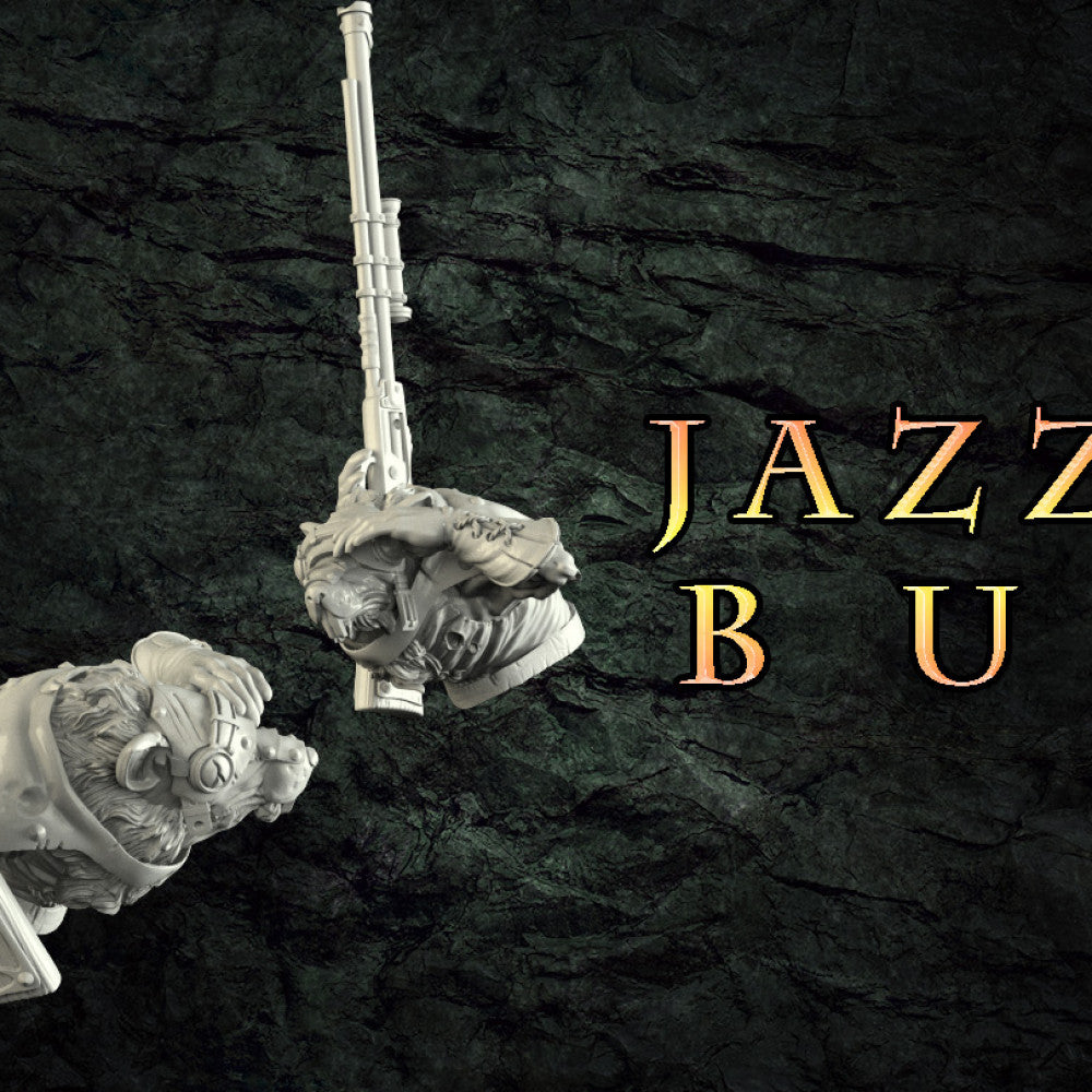 Jezzail bust - Crosslances - Miniatures by Only-Games.co