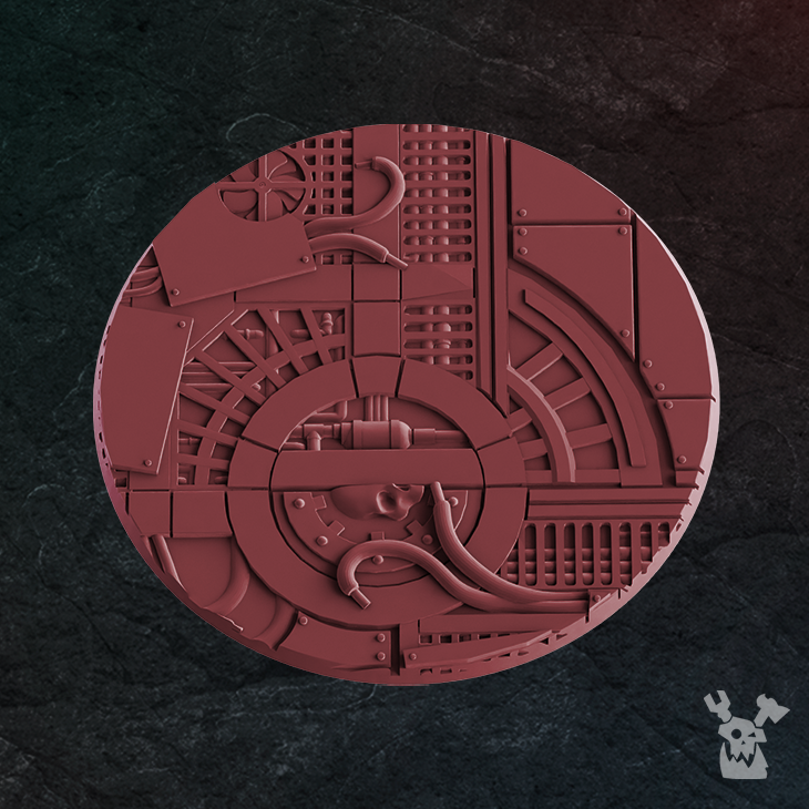 Alien Factory 100mm Base - DakkaDakka.Store - Miniatures by Only-Games.co