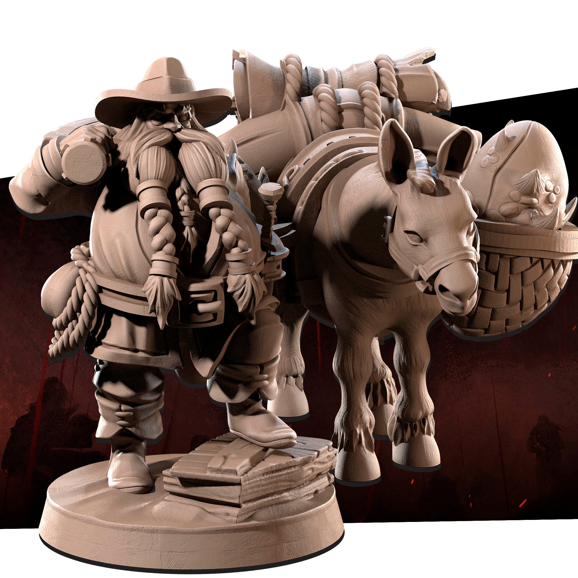 Brenn and Gladys - Bite The Bullet Studio - Miniatures by Only-Games.co