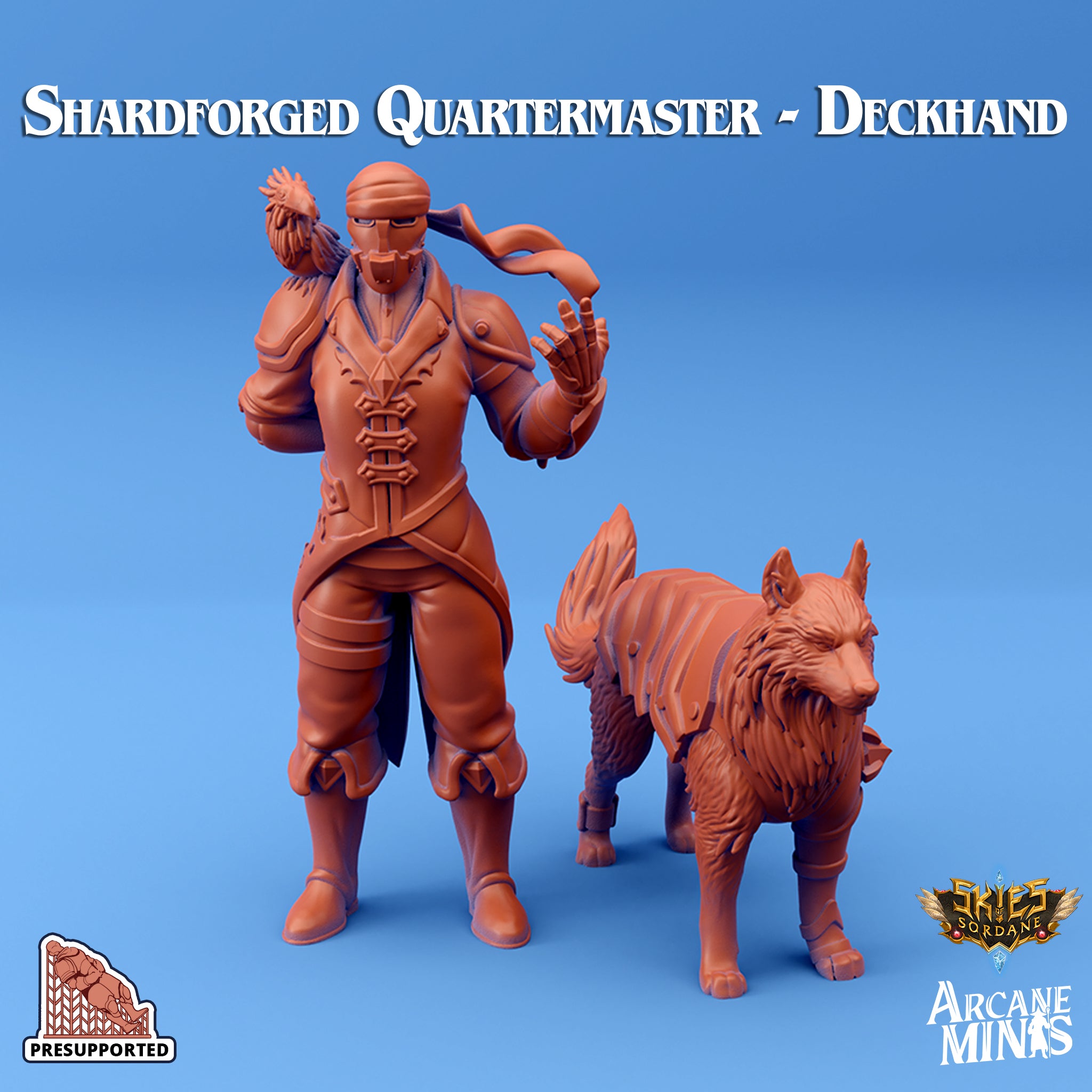 Shardforged Quartermaster - Deckhand - Arcane Minis - Miniatures by ...