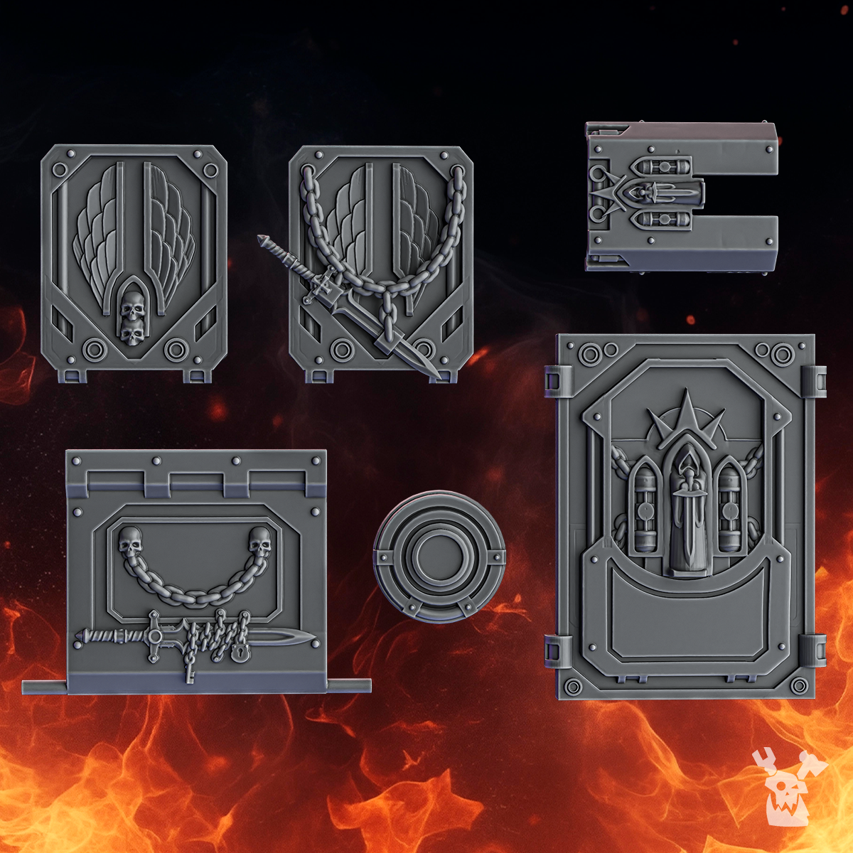 Pactum Aeternum Knight APC Bits Set x6 - DakkaDakka.Store - Miniatures ...