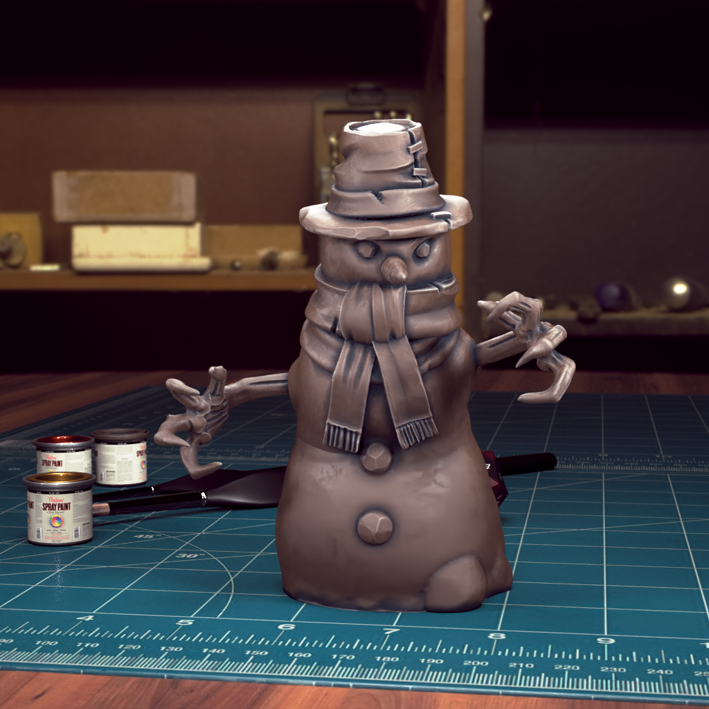 Snowman 02 - TytanTroll Miniatures - DnD - Fantasy - 32mm - TytanTroll ...