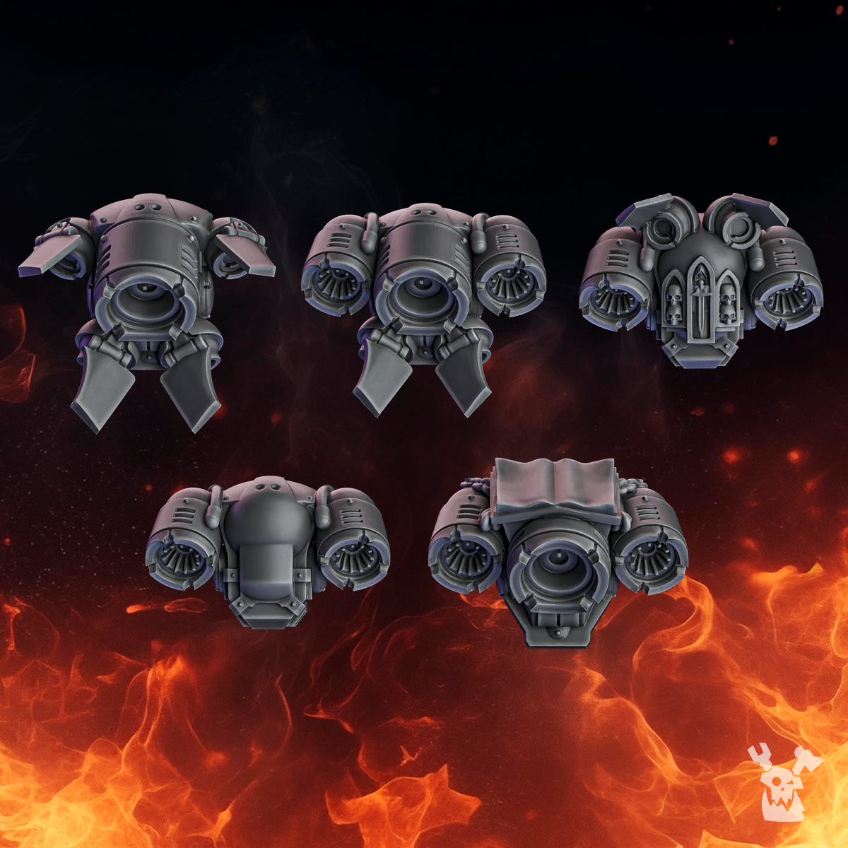 Pactum Aeternum Jump Packs Set x5 #2 - DakkaDakka.Store - Miniatures by ...