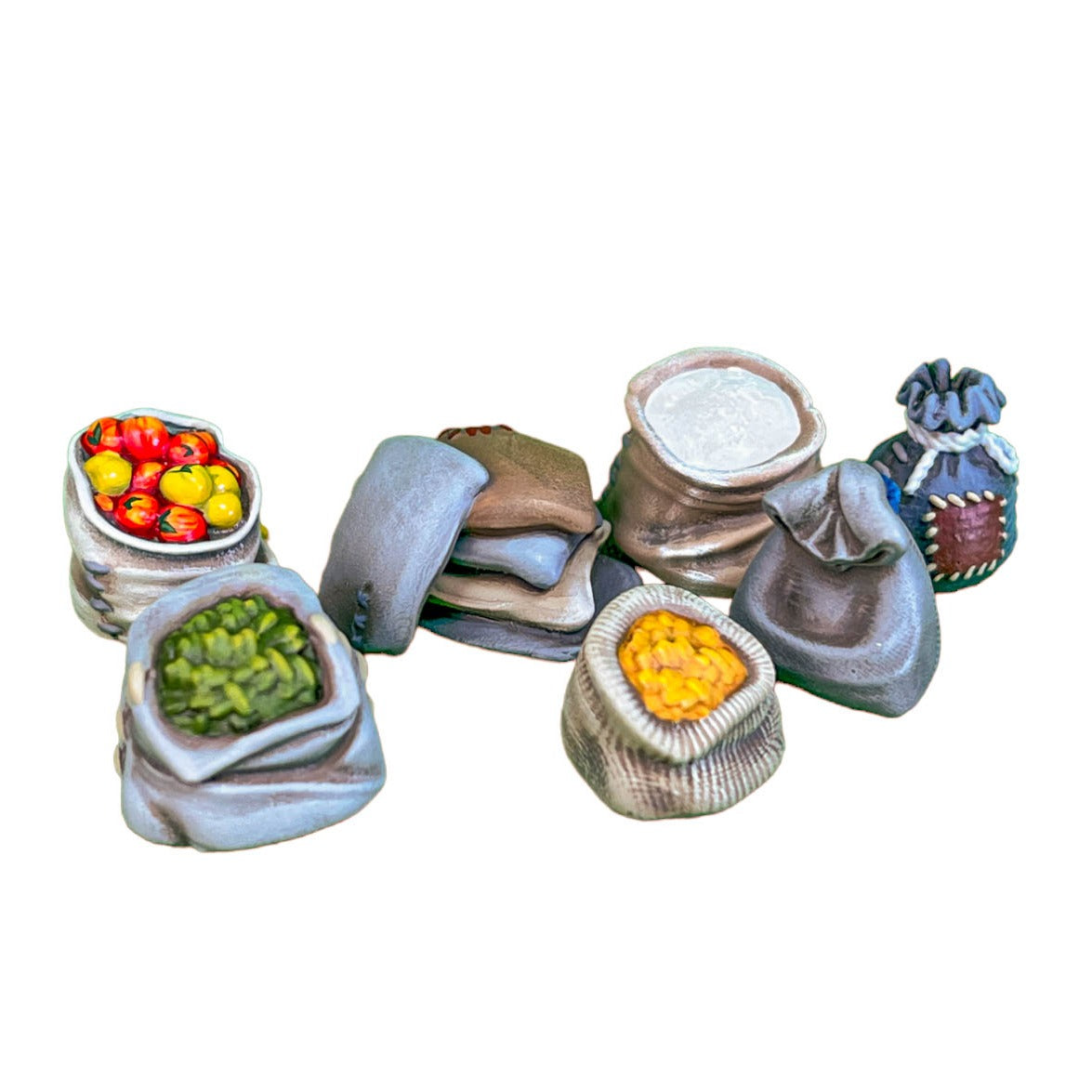 Farm Sacks - Tiny Furniture - Miniatures by Only-Games.co