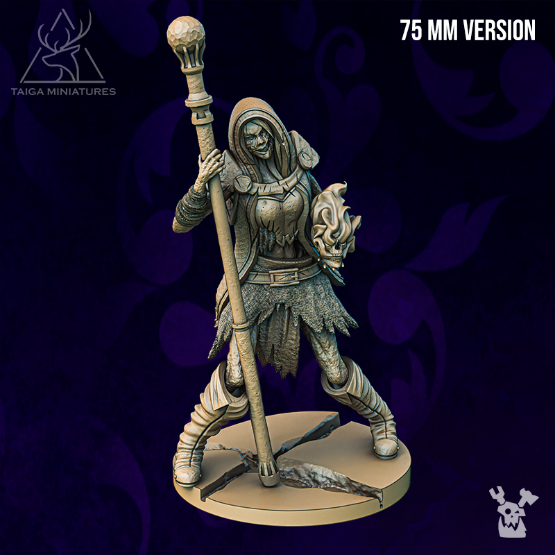 Undead Mage 75mm - DakkaDakka.Store - Miniatures by Only-Games.co