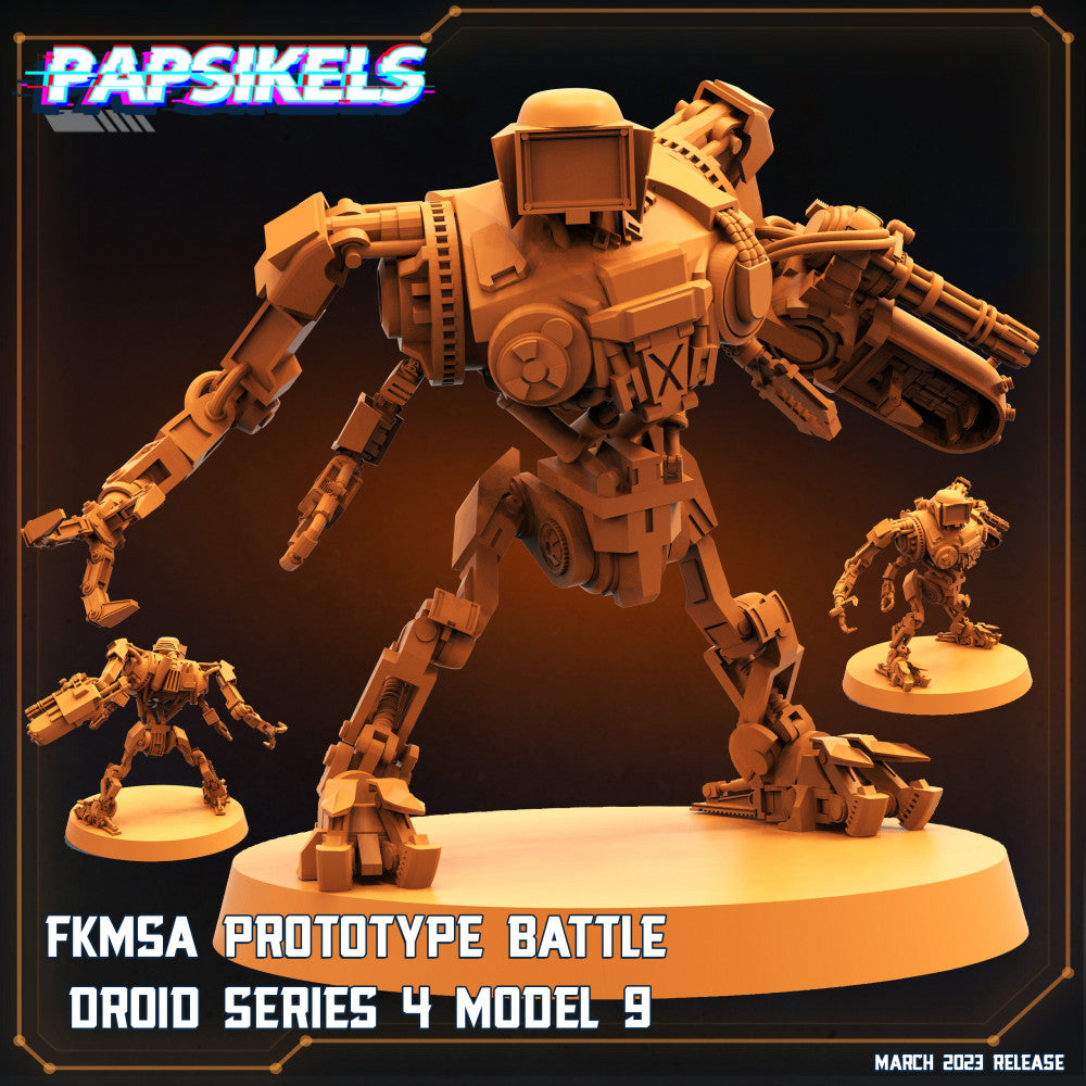 FKMSA PROTOTYPE BATTLE DROID SERIES 4 MODEL 9 - Papsikels Miniatures ...
