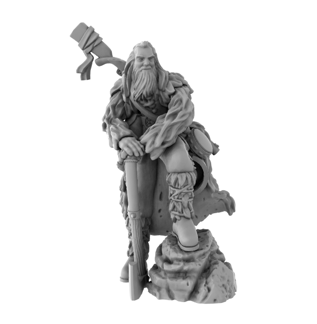 Male Trapper - Lion Tower - Miniatures by Only-Games.co