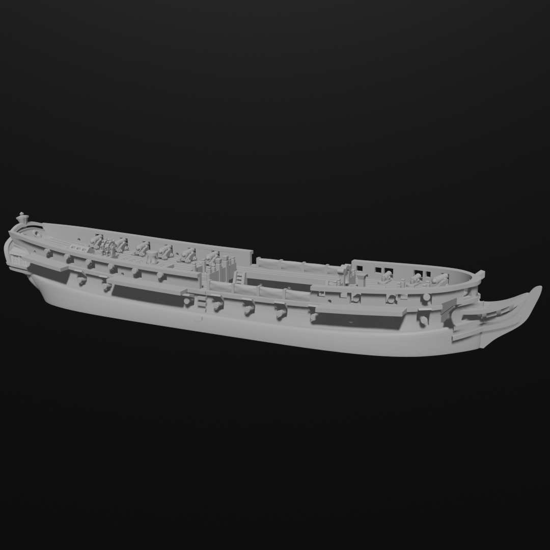 French/British Frigate Diane/HMS Niobe 5th rate (38 guns), 1796-1816 ...