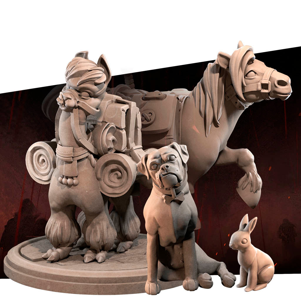 Animal Pack - Bite The Bullet Studio - Miniatures by Only-Games.co
