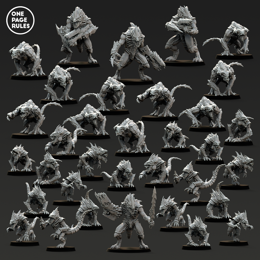 Alien Hives Army Starter (34 Models) - One Page Rules - Miniatures by ...