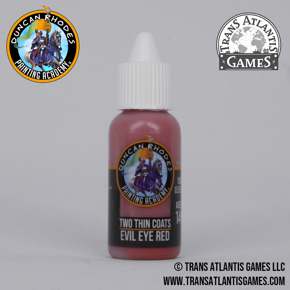 Evil Eye Red - Two Thin Coats - Miniatures by Only-Games.co