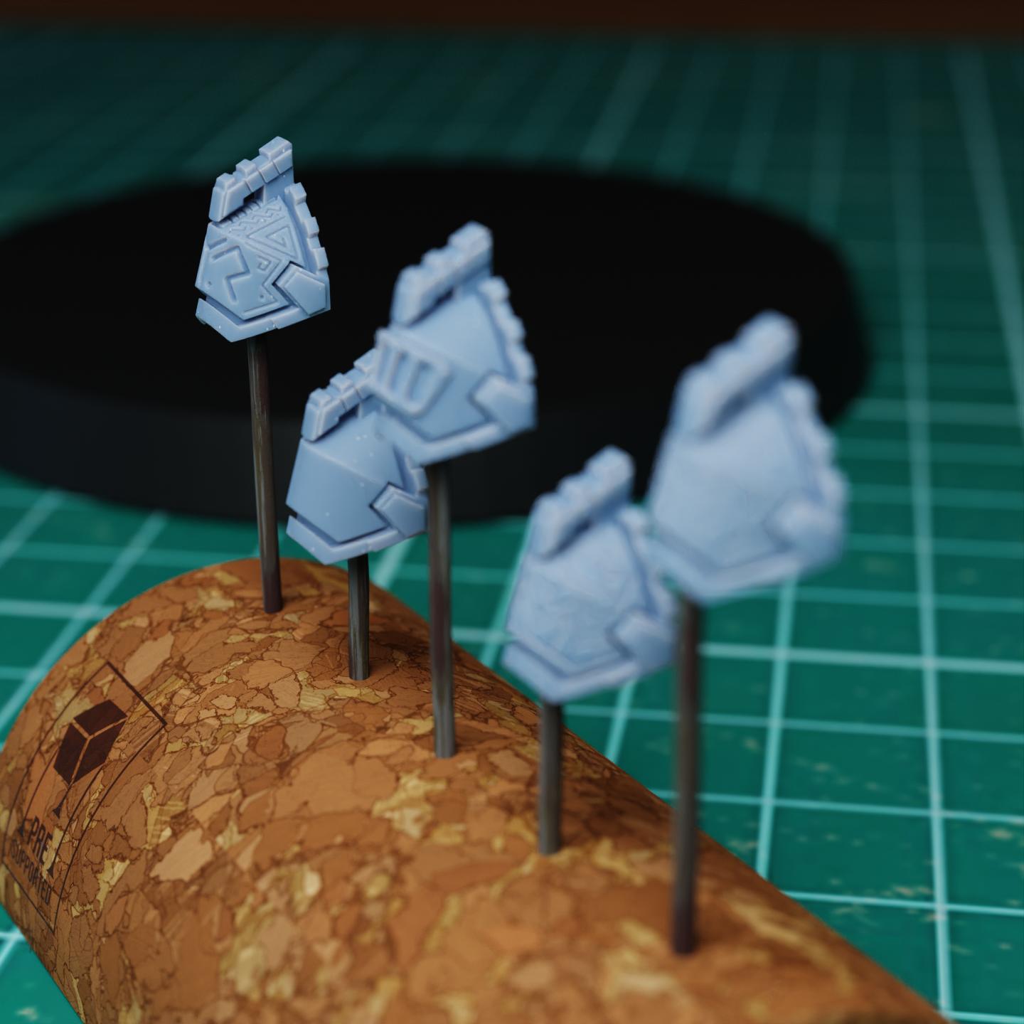 Noble runic shoulder pads for power armour (dwarves + humans) - Table ...
