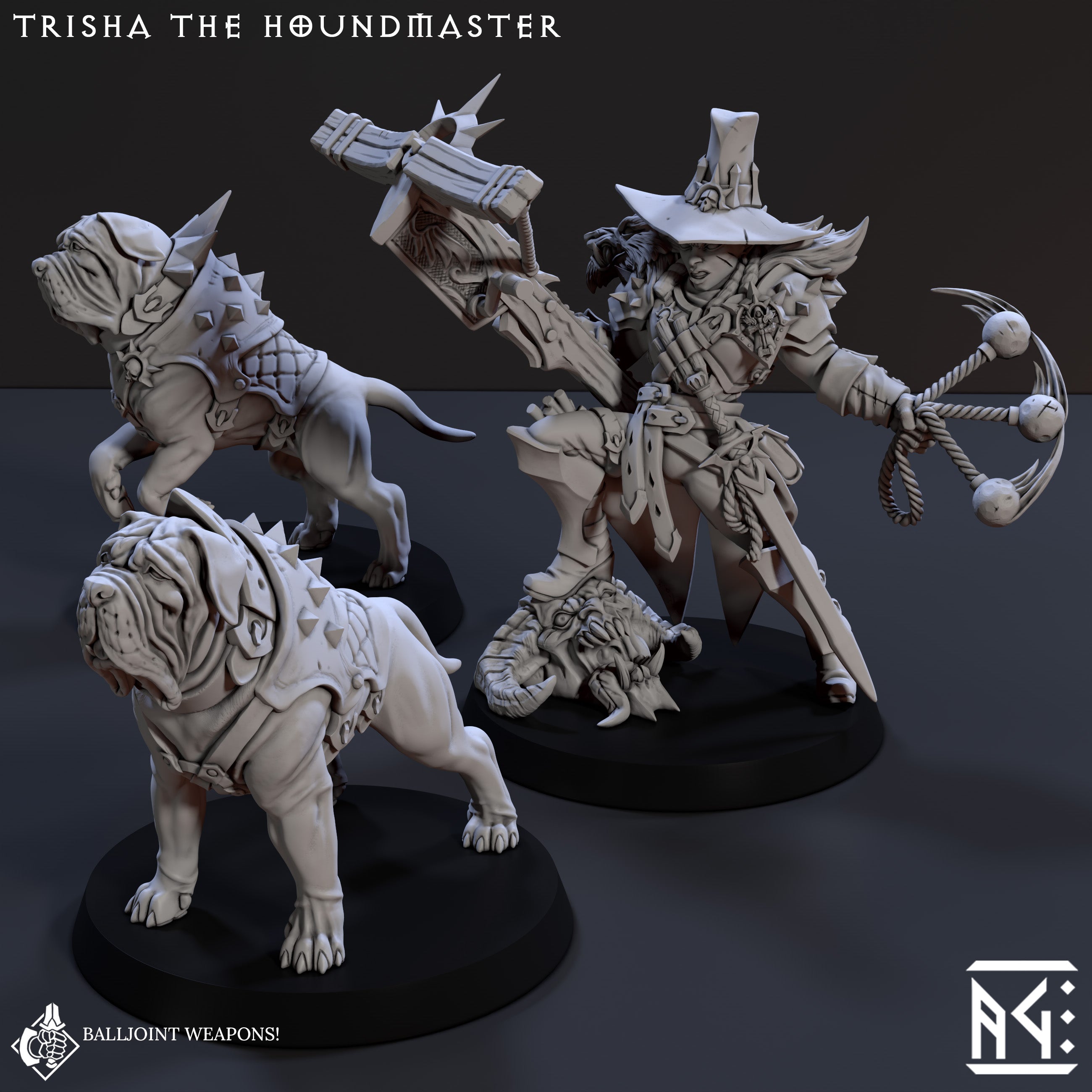 Trisha The Houndmaster (Requiem Demon Hunters) - ArtisanGuild ...