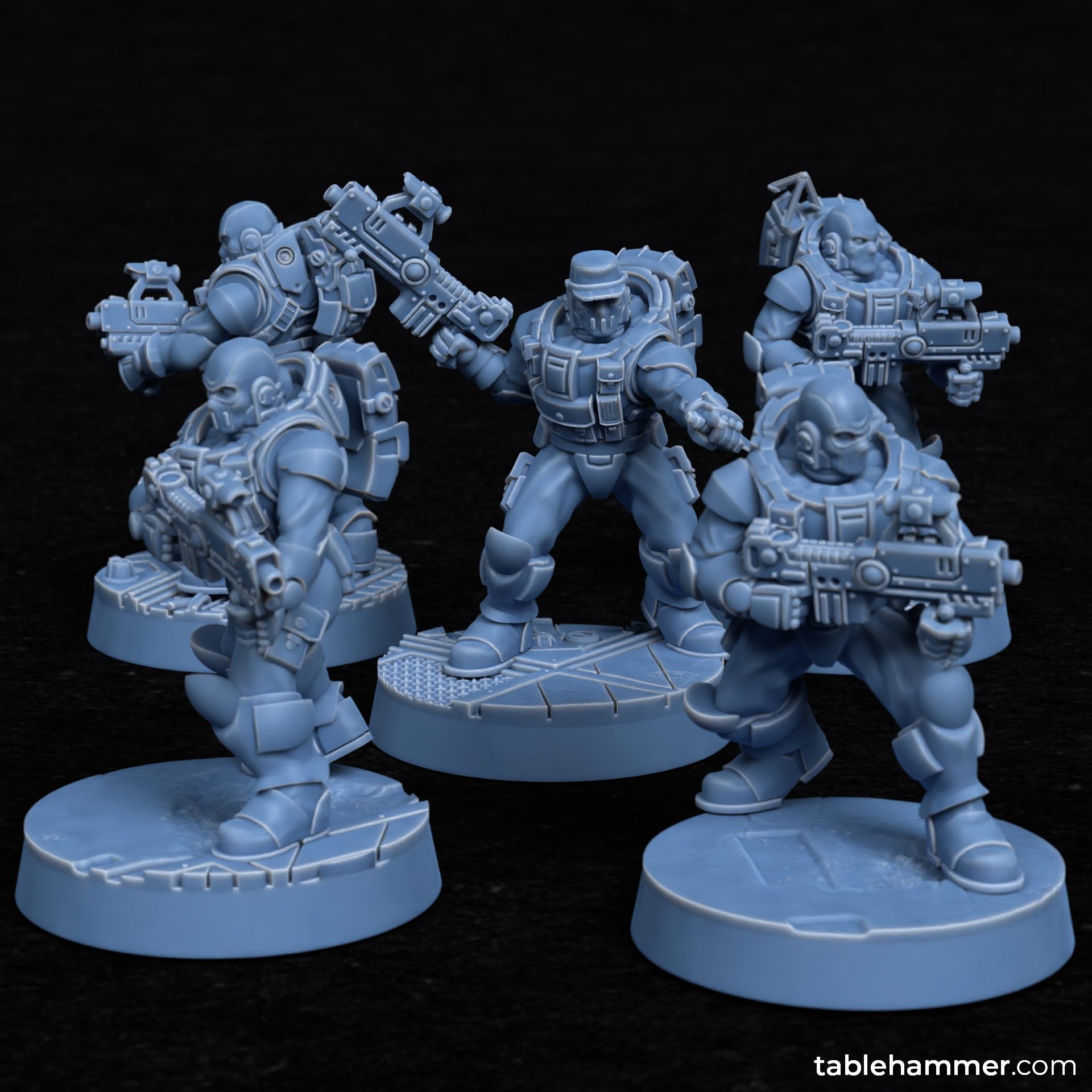 Human Space Corps - Black Ops - Table Hammer - Miniatures by Only-Games.co