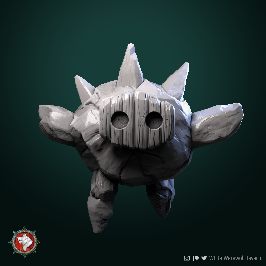 Earth elemental baby - White Werewolf Tavern - Miniatures by Only-Games.co