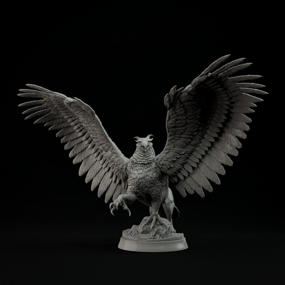 Griffin 32mm - Dino and Dog - Miniatures by Only-Games.co