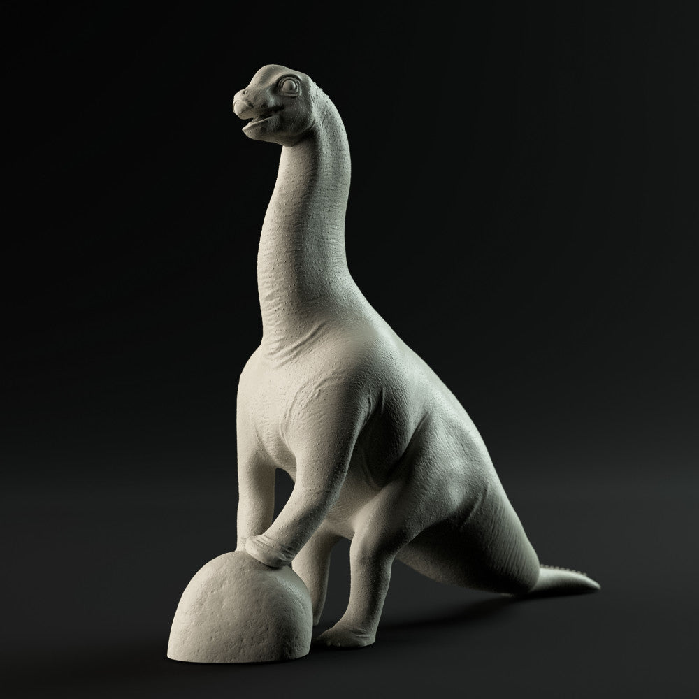 Isisaurus baby rear up 1-6 scale dinosaur - Dino and Dog - Miniatures ...