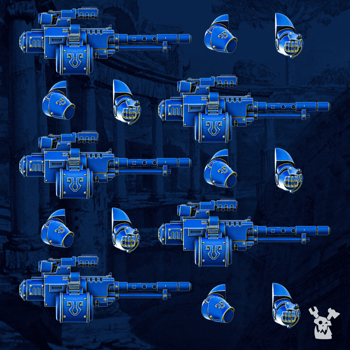 Ancient Era Autocannons Set x5 - DakkaDakka.Store - Miniatures by Only ...