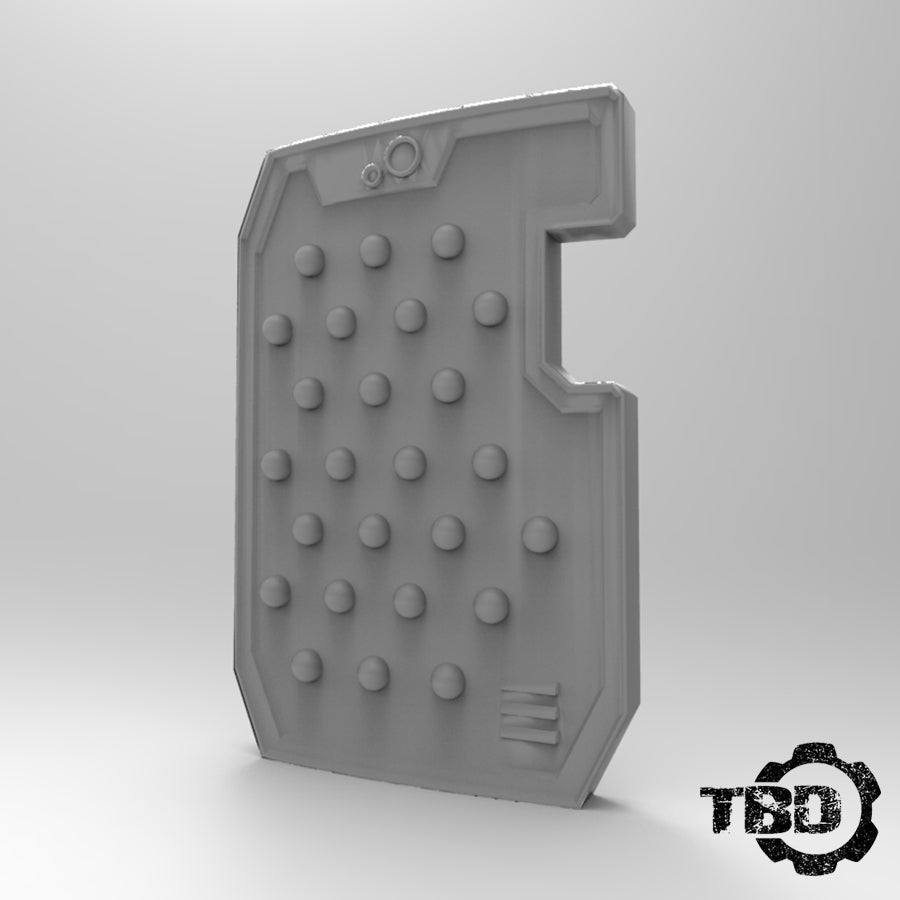 Bonded Stud Breacher Shield RIGHT X5 - Tight Bore Designs - Miniatures ...