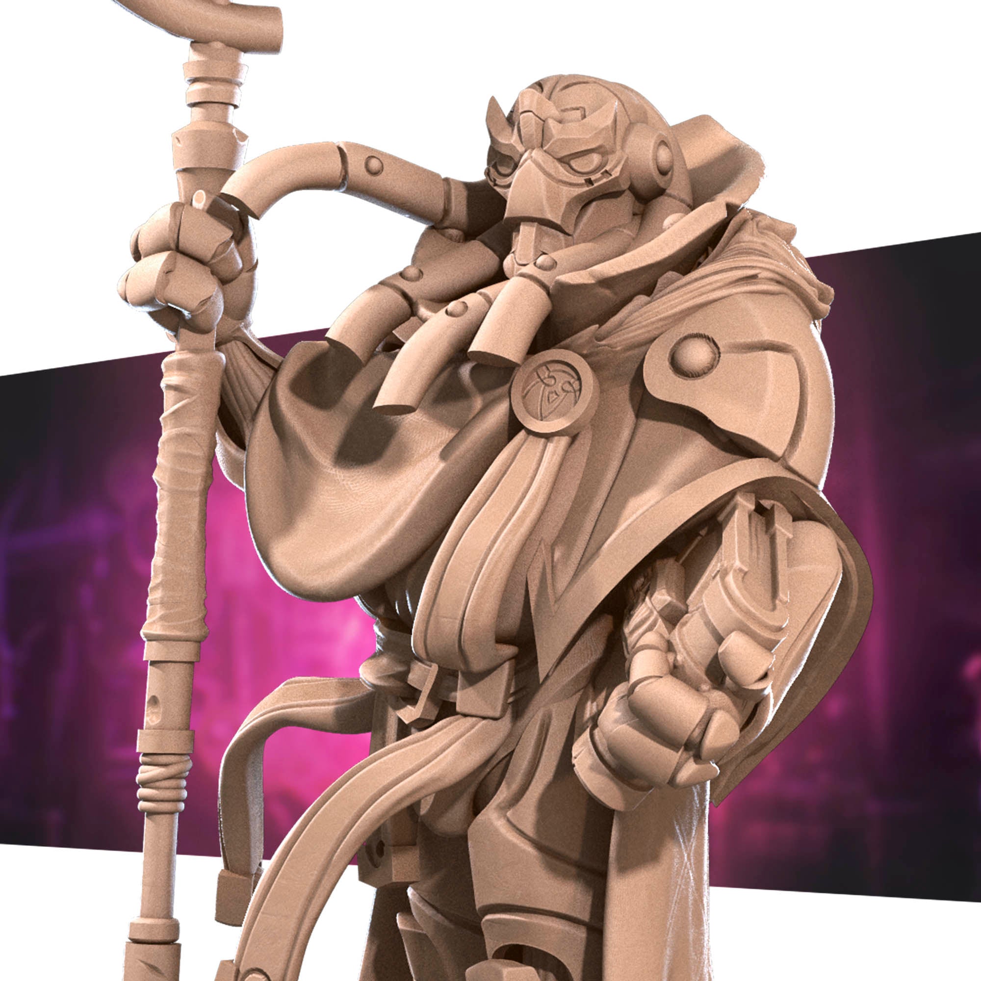 Warforged Warlock - Bite The Bullet Studio - Miniatures by Only-Games.co