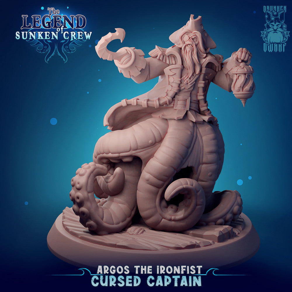 Cursed Captain - DrunkenDwarf - Miniatures by Only-Games.co