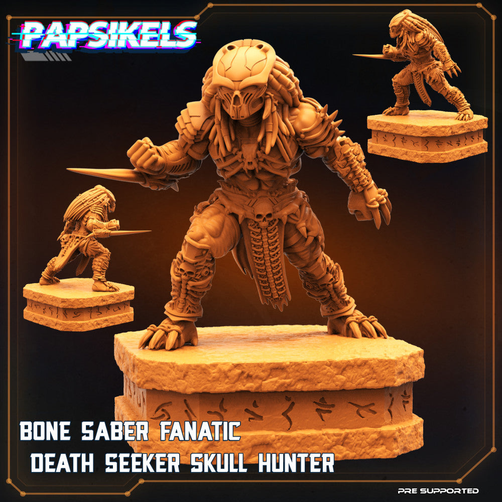 BONE SABER FANATIC DEATH SEEKER SKULL HUNTER - Papsikels Miniatures ...