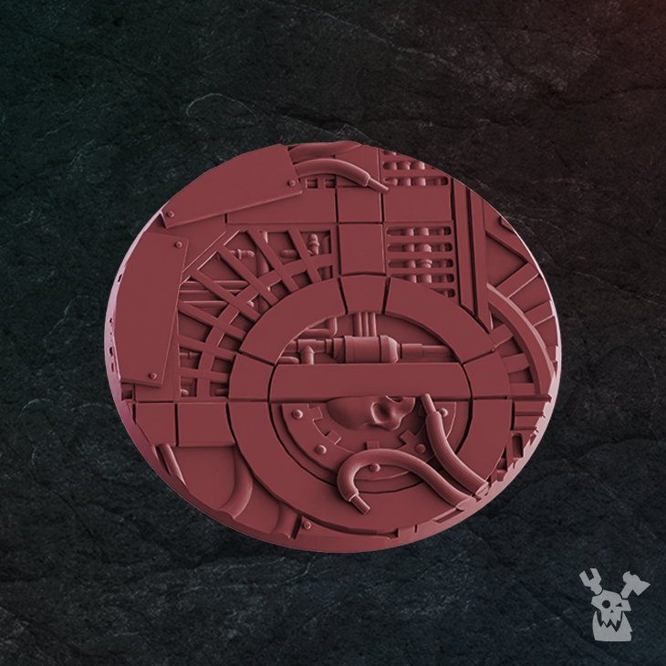 Alien Factory 130mm Base - DakkaDakka.Store - Miniatures by Only-Games.co