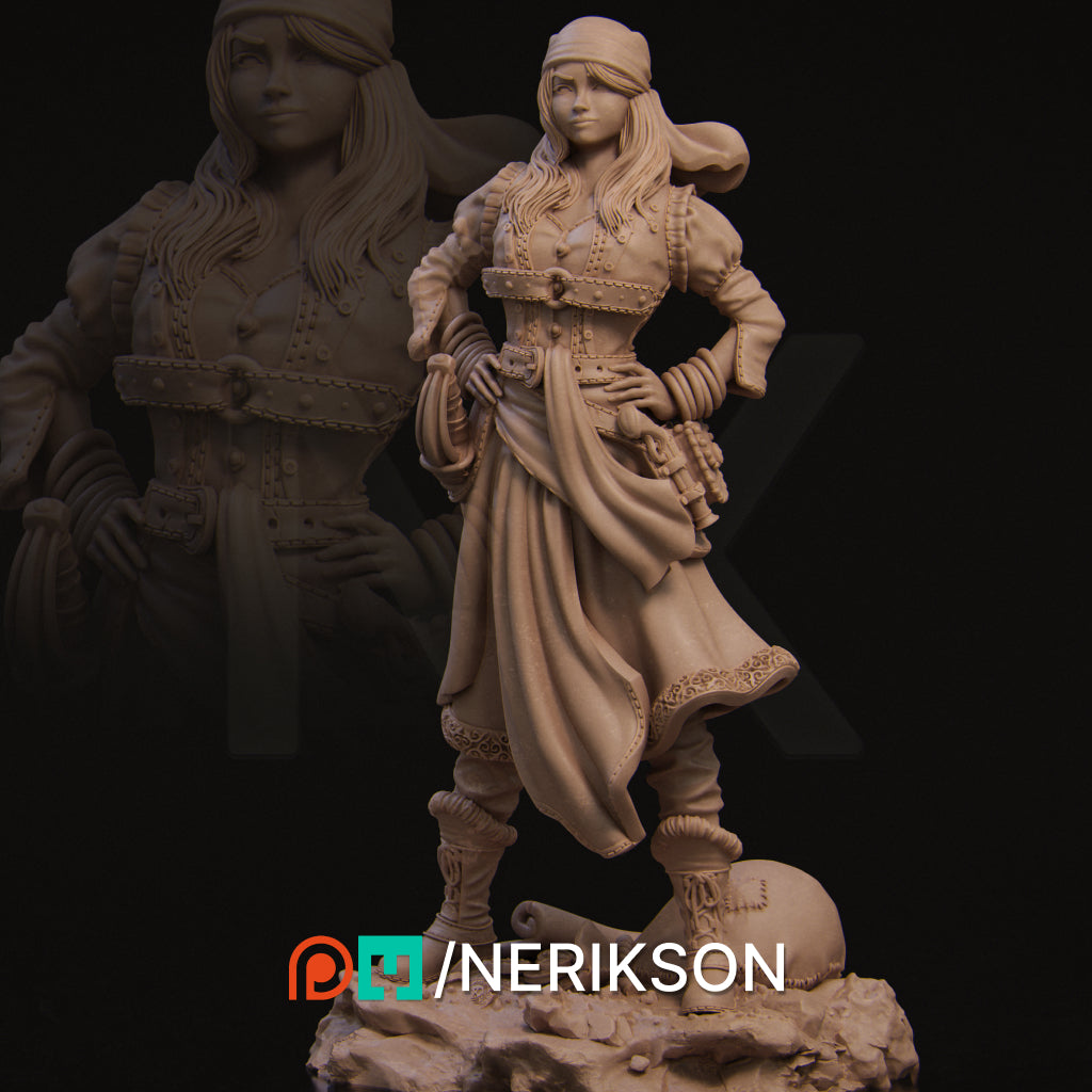 Robber Girl - Nerikson - Miniatures by Only-Games.co