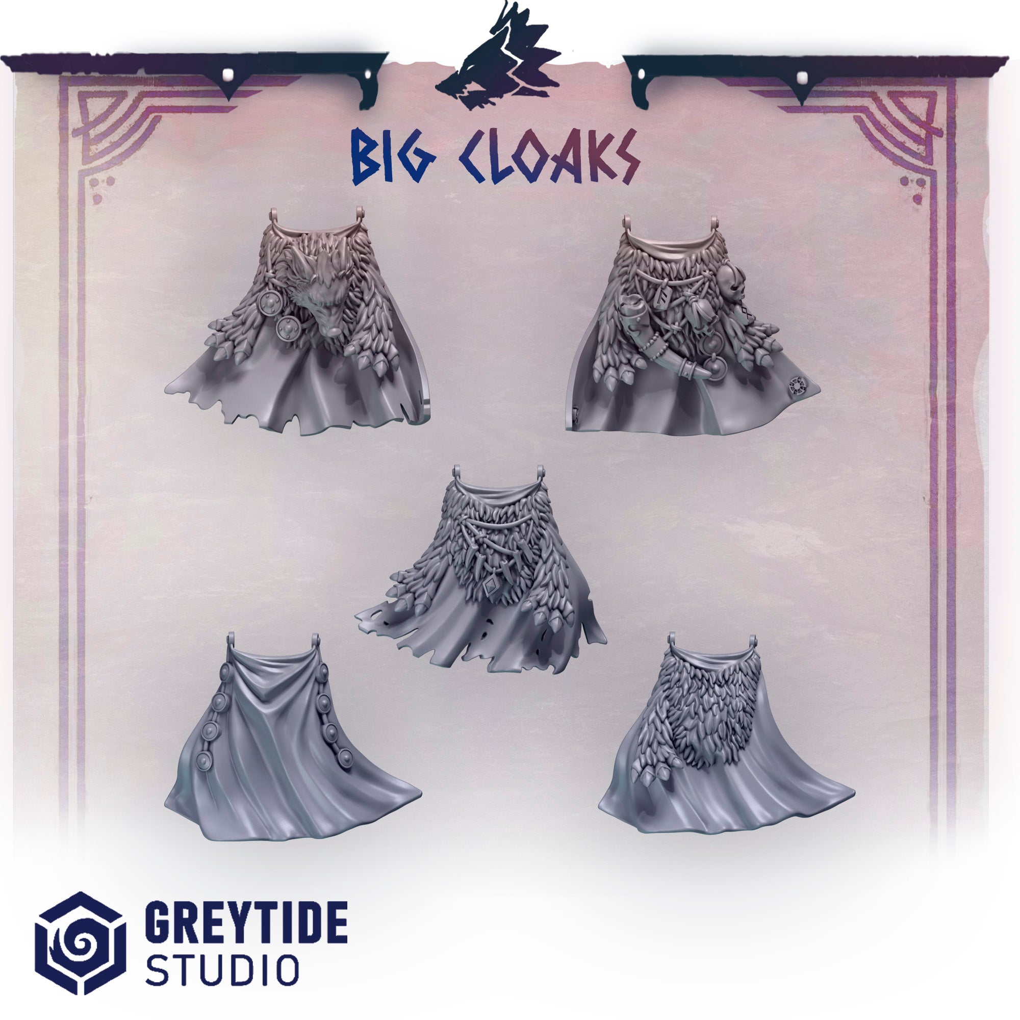 Big cloaks PH - Greytide Studio - Miniatures by Only-Games.co