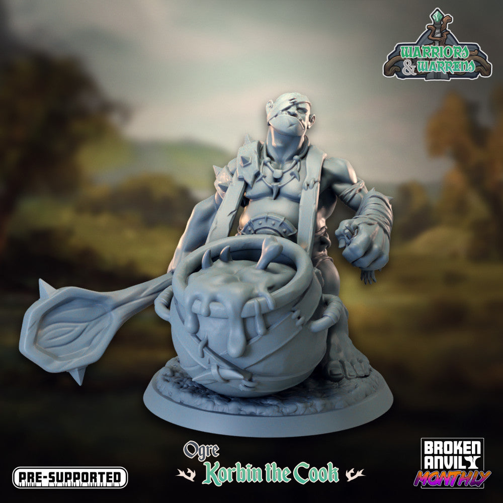 Warriors and Warrens- Korbin the Cook - Broken Anvil Miniatures ...