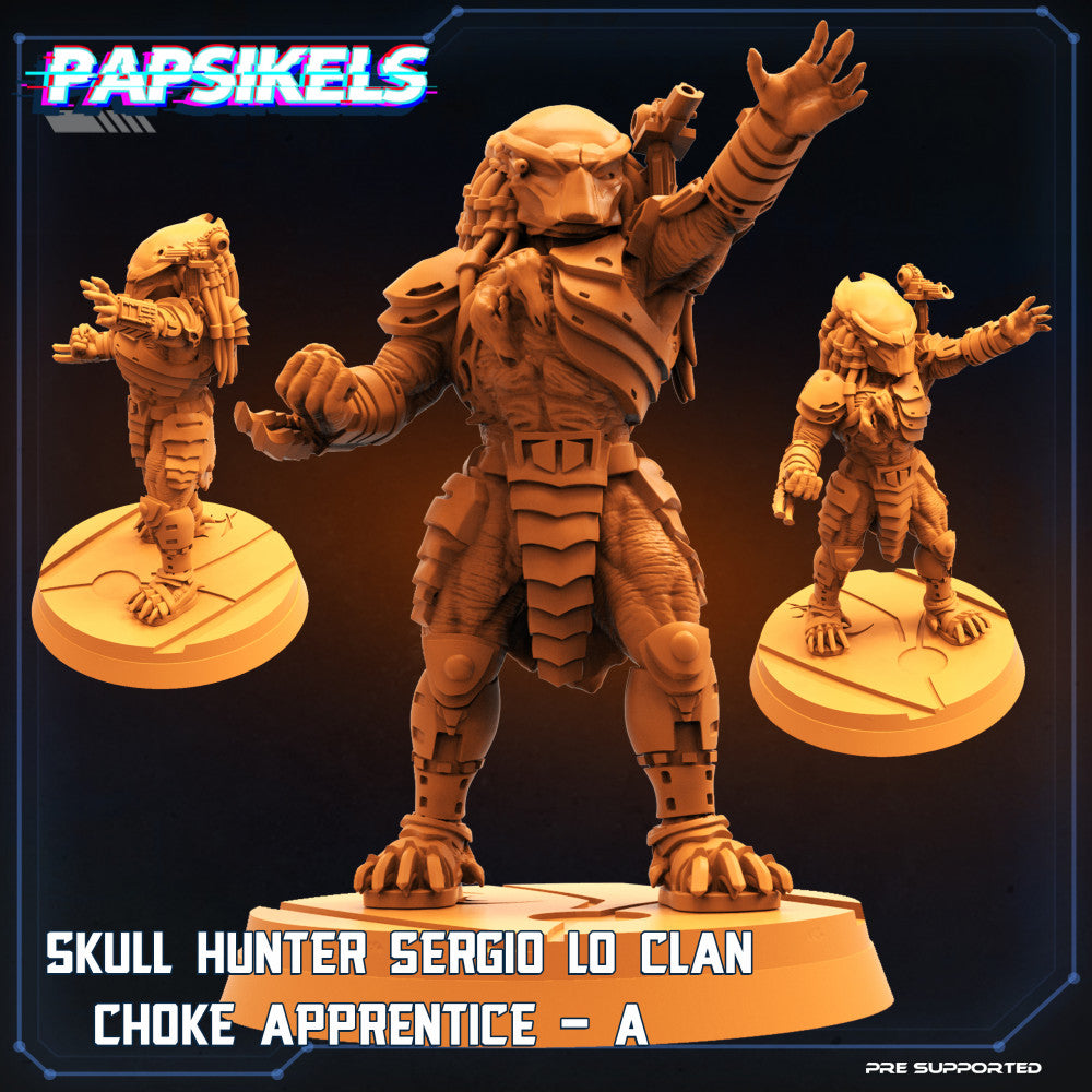 SKULL HUNTER SERGIO LO CLAN CHOKE APPRENTICE - A - Papsikels Miniatures ...