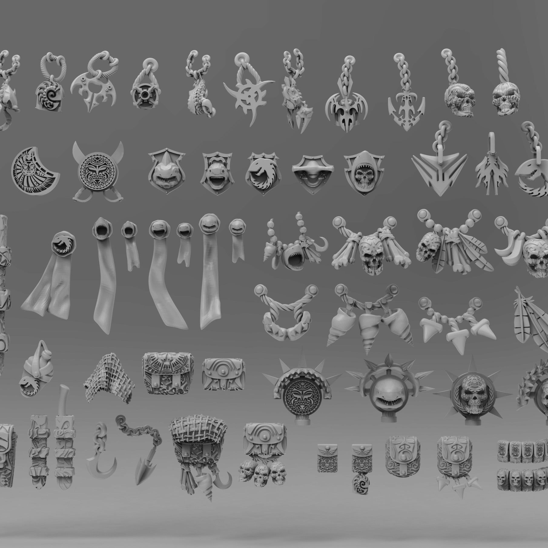 Wai Toa (Shark Knights) - Accessories - Atlan Forge - Miniatures by ...