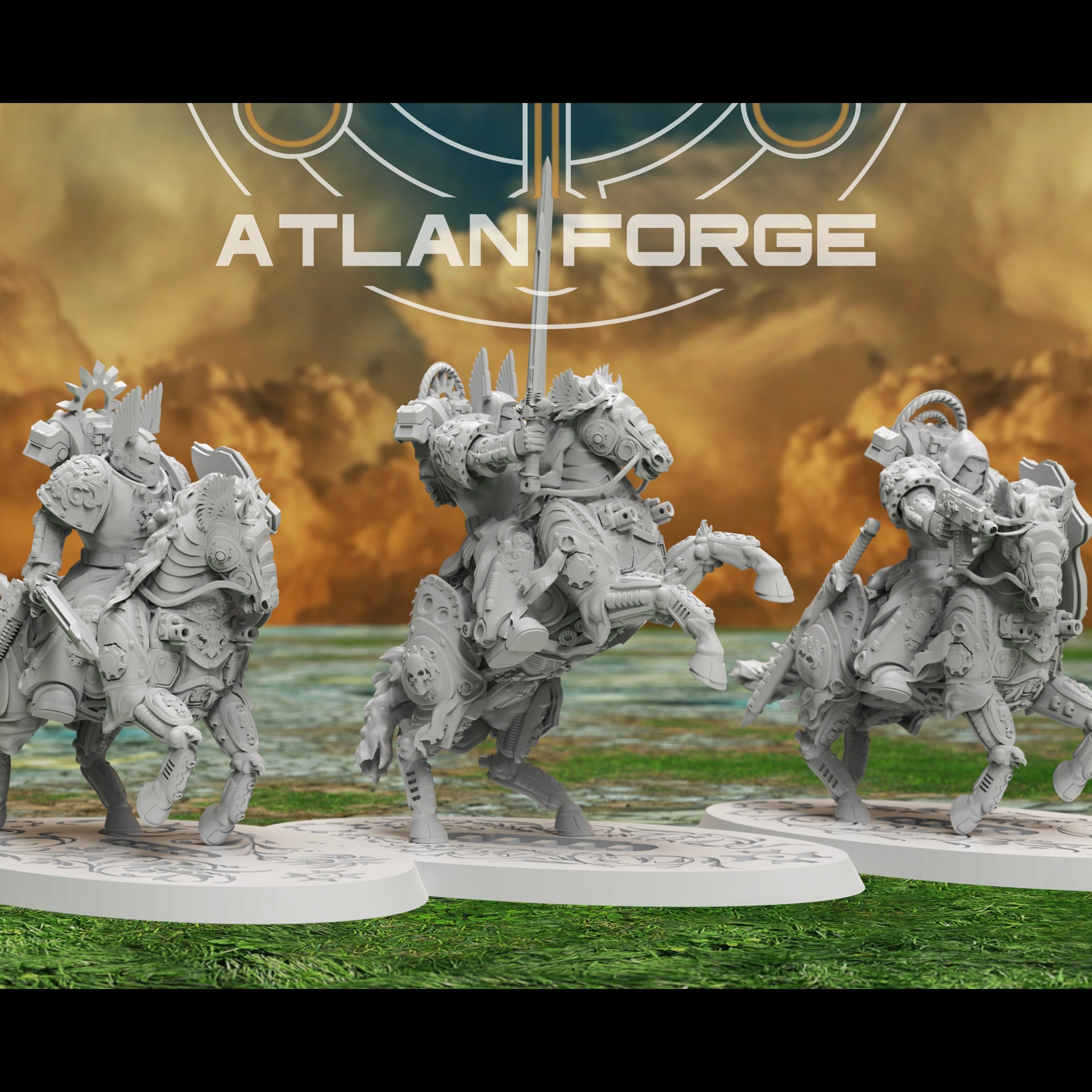 The Knights Angelic - Atlan Forge - Miniatures by Only-Games.co