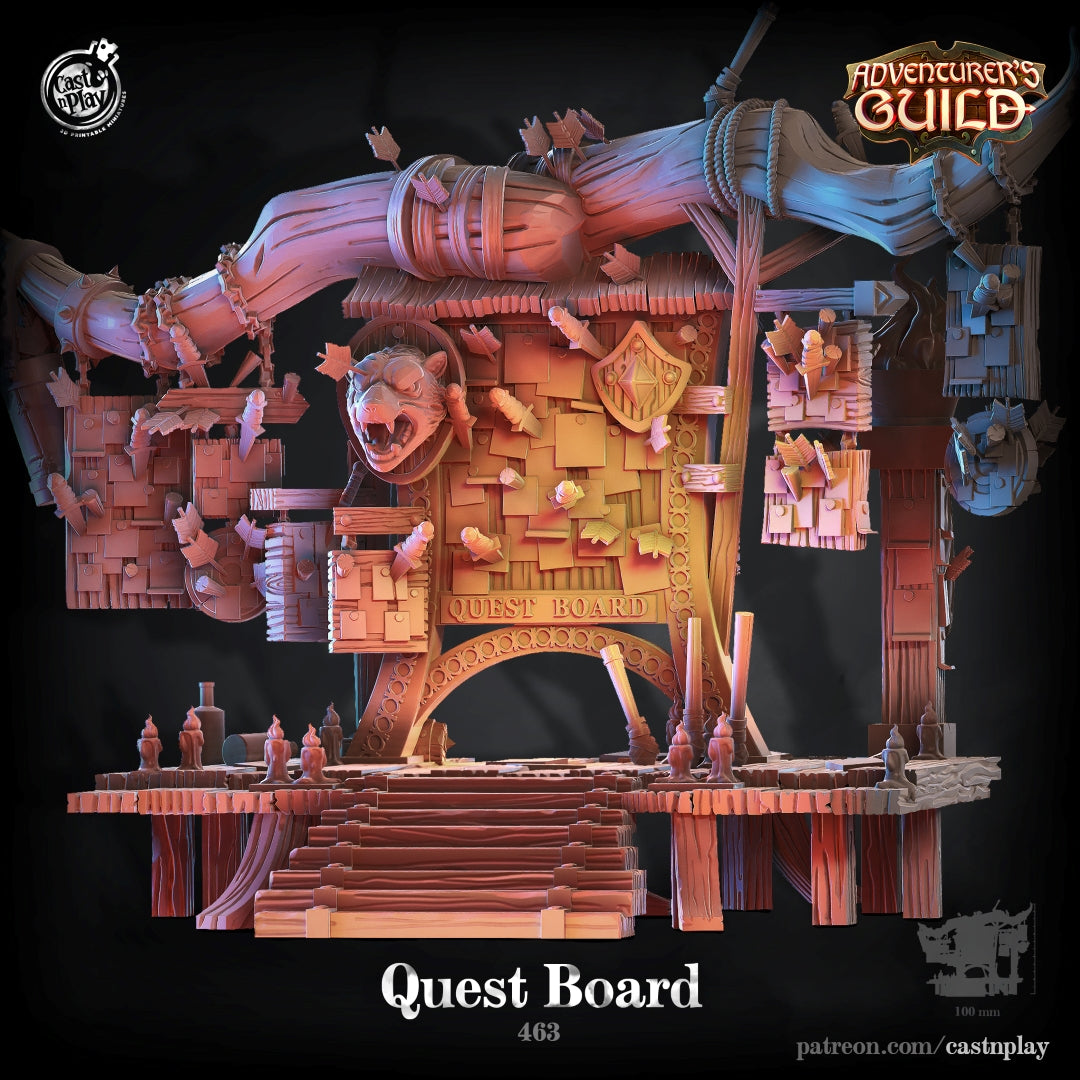 Quest Board - Cast n Play - Miniatures by Only-Games.co