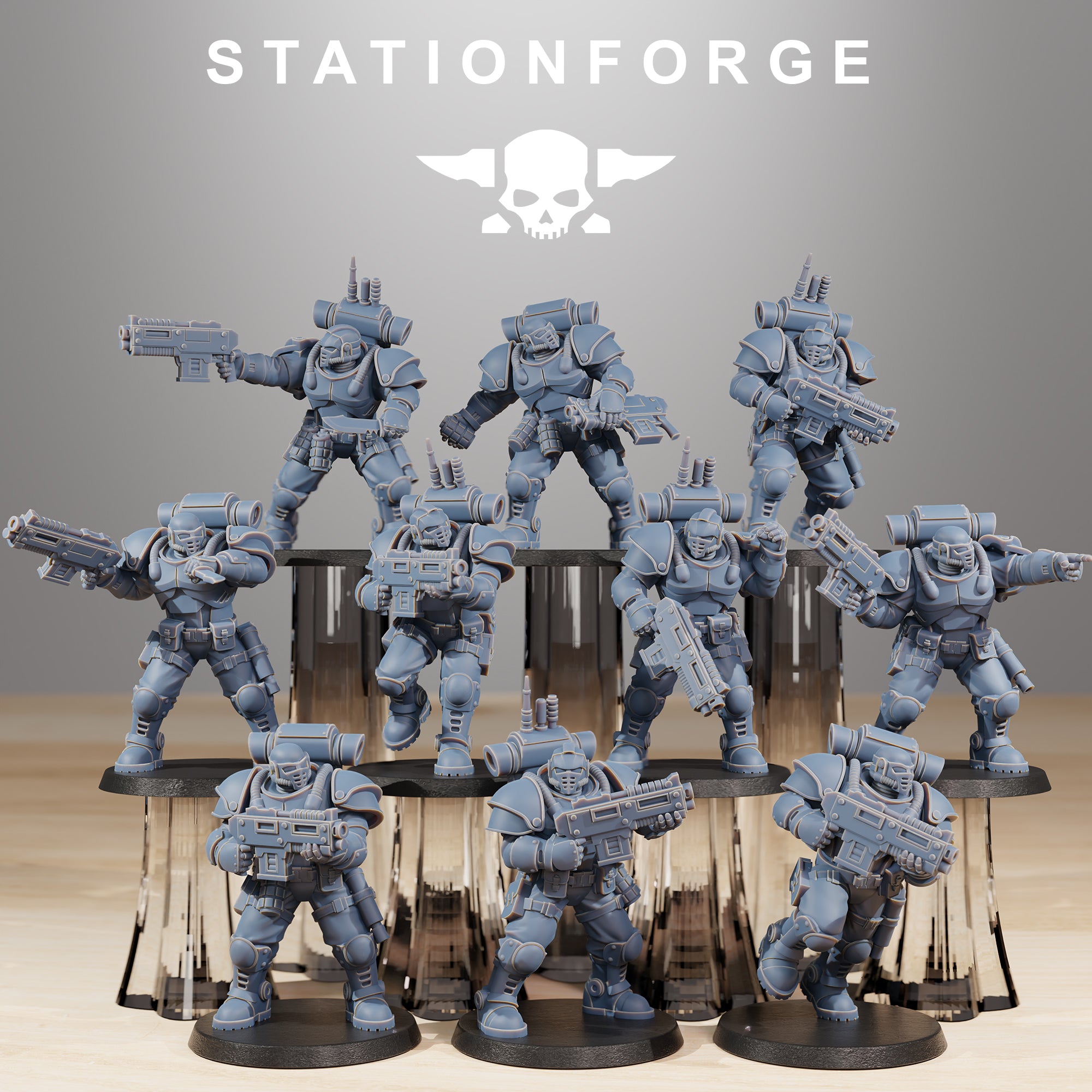 Socratis Light Infantry - StationForge - Miniatures by Only-Games.co