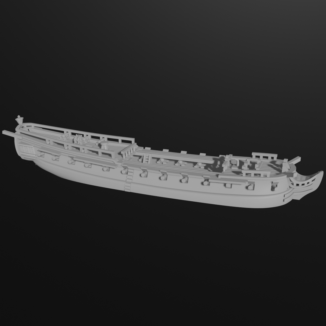 1/700 & 1/1200 Raleigh-class Frigate (32 guns), 1776-83 - Turner ...