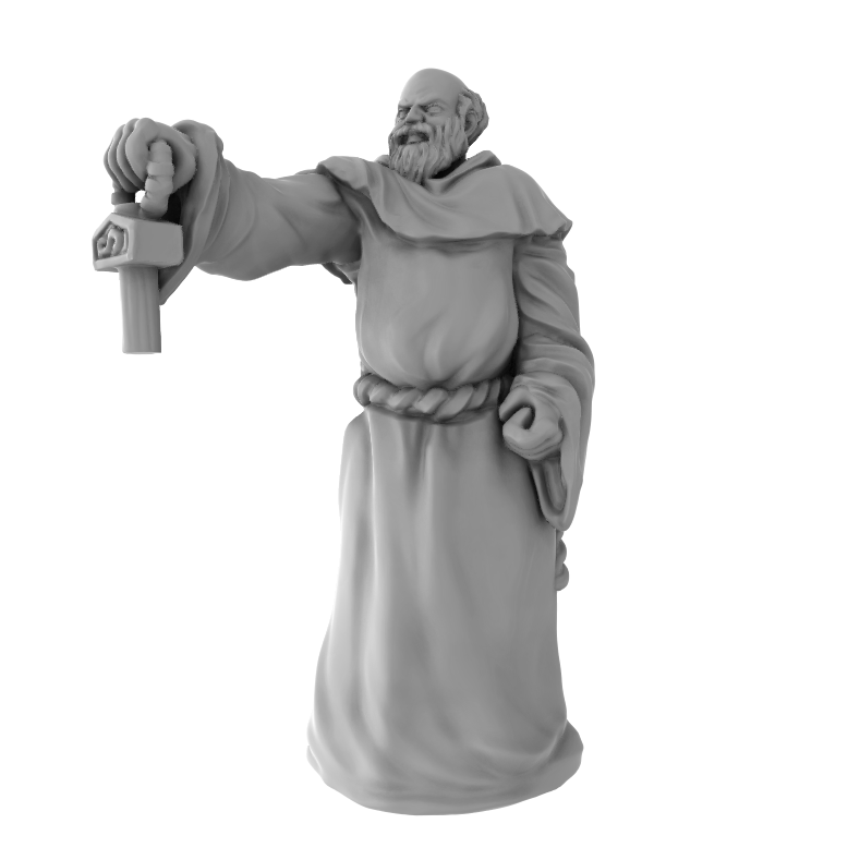 Friar 1 - Channel Divinity Pose - Printed Obsession - Miniatures by ...