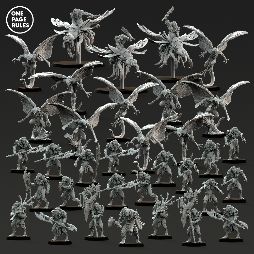 Plague Daemons Army Starter (34 Models) - One Page Rules - Miniatures ...