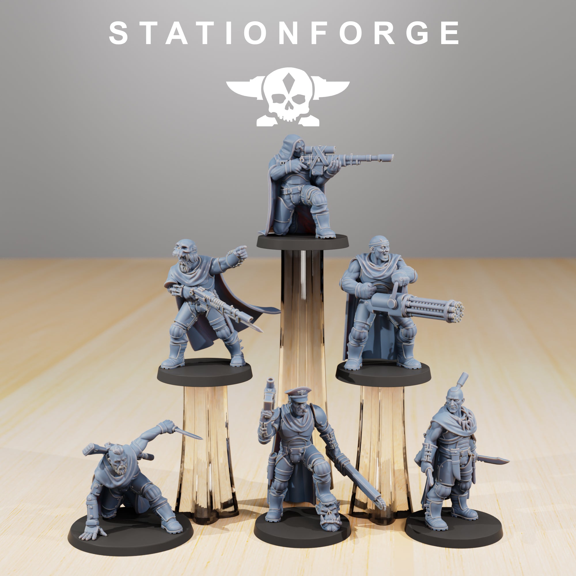 National Guard Orkaz Hunters - StationForge - Miniatures by Only-Games.co
